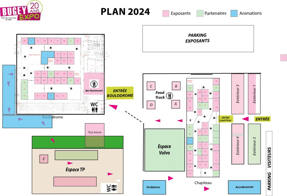 Les exposants / Le plan du salon - Salon Bugey Expo